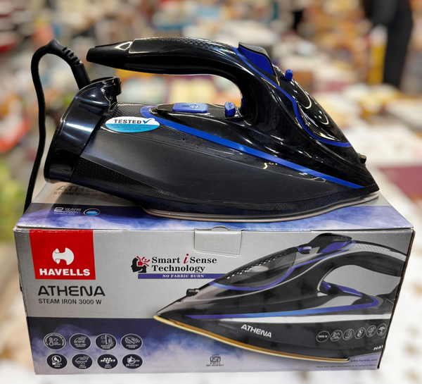 Havells athena steam iron 3000watt – Anand Gift House